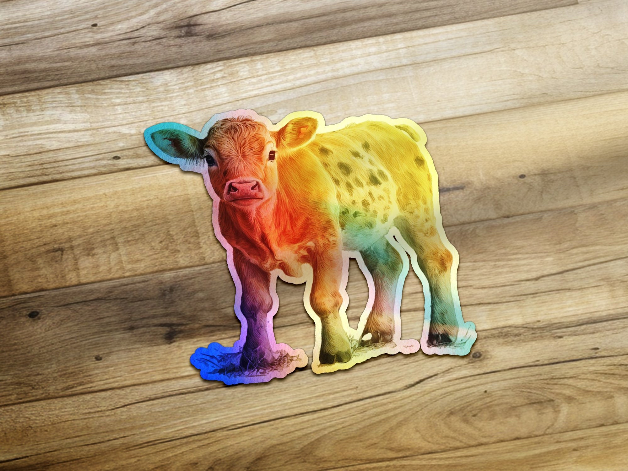 Longhorn Calf Sticker Cow Decal Ranch Decal Farm Decal - Etsy