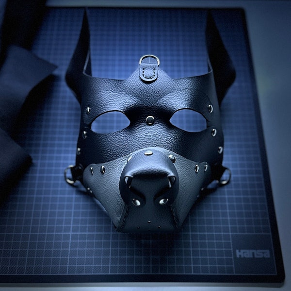 Dog Mask - Etsy