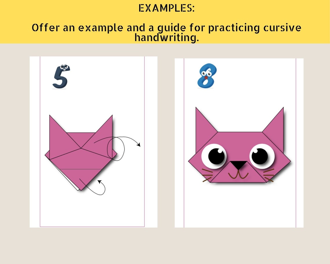 Simple Origami for Children| Printable Origami| for Kids Instant PDF ...