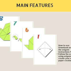 Simple Origami for Children| Printable Origami| for Kids Instant PDF ...