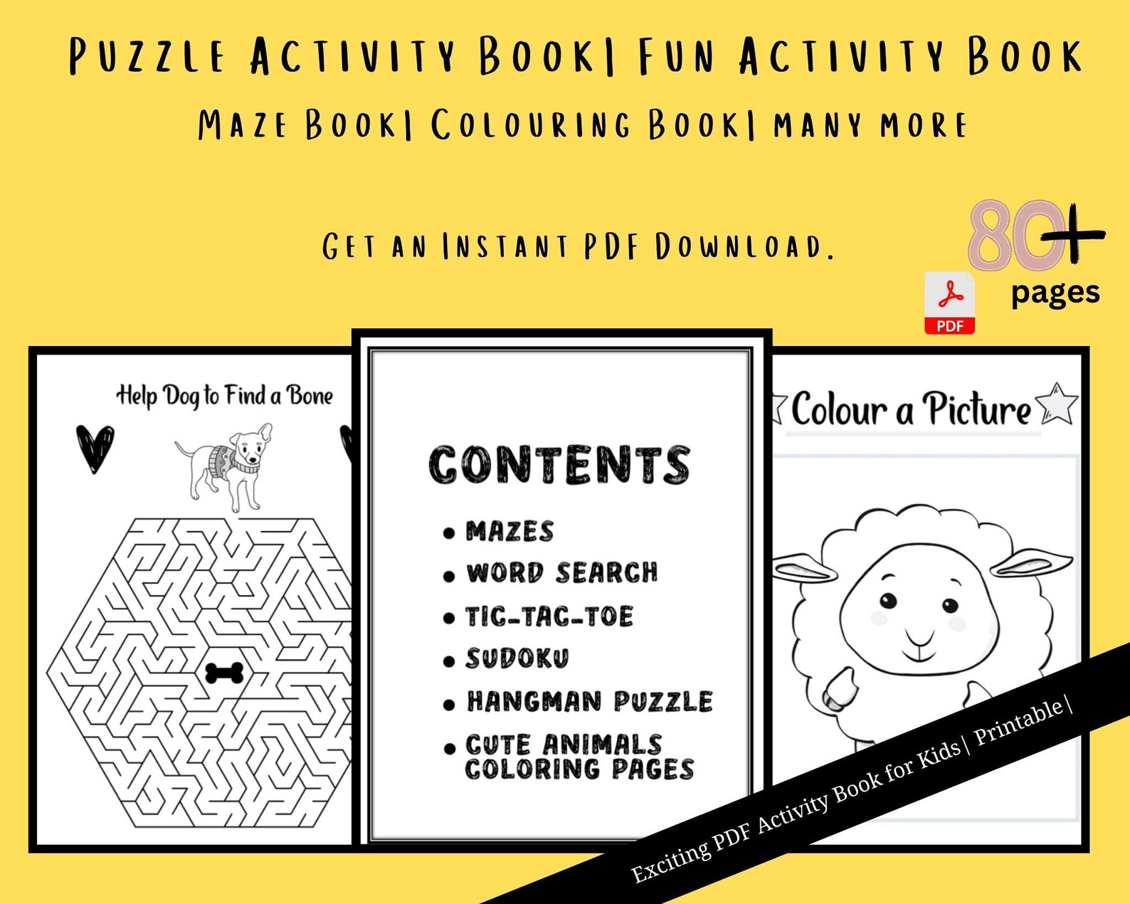 Puzzle Activity Book| Puzzle Brain Teaser| Fun Activity Book| for Kids ...