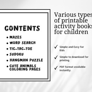 Puzzle Activity Book| Puzzle Brain Teaser| Fun Activity Book| for Kids ...