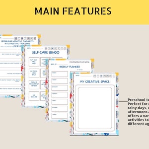 ADHD Self-care Digital Planner| Printable| Note-taking| Anxiety ...