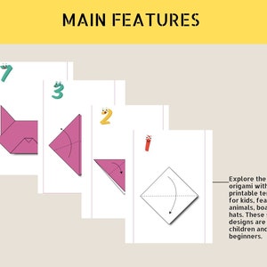 Simple Origami for Children| Printable Origami| for Kids Instant PDF ...