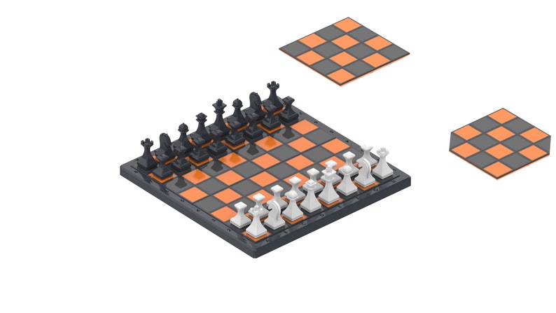 Chess Board Cube Printable 3d Model STL Files Type 2 - Etsy