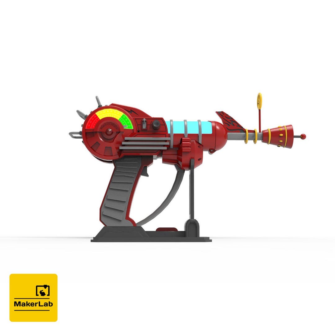 Ray Blaster Printable 3d Model Commercial for Workshops and Makers STL ...