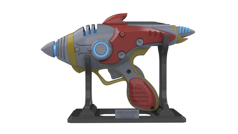 Alien Blaster Fallout Printable 3d Model STL Files - Etsy