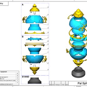 Pal Sphere - Printable 3d Model - STL + CAD Bundle - Commercial Use - Etsy