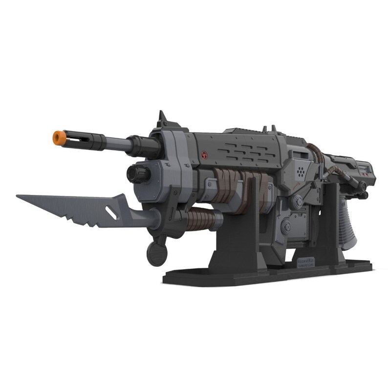 Retro Lancer Gears of War Printable 3d Model Commercial for Workshops ...