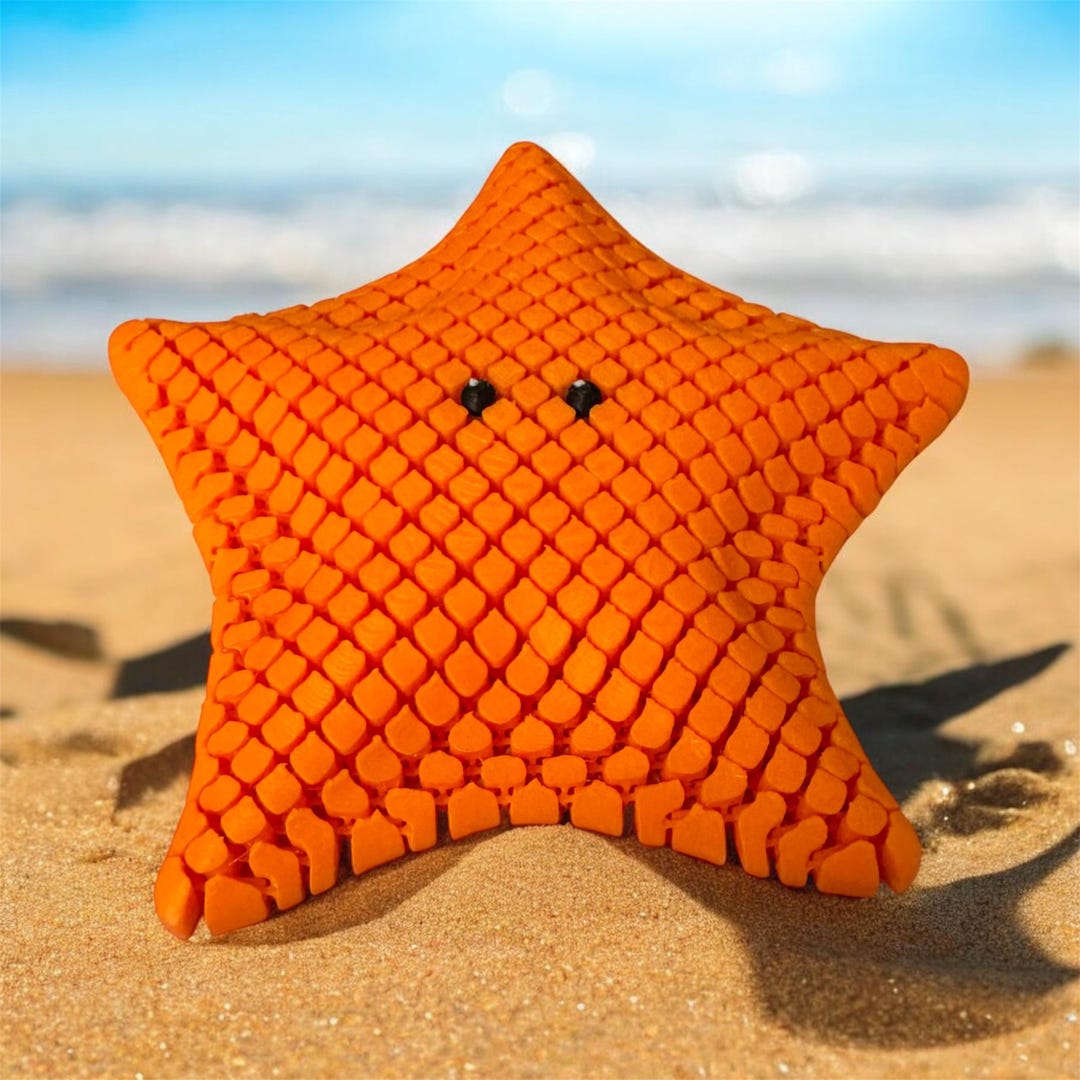 Wiggling Starfish - 3D Printed Mesh Toy - Etsy