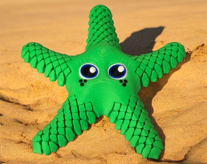 Wiggling Sea Star - 3D Printed Mesh Toy - Etsy