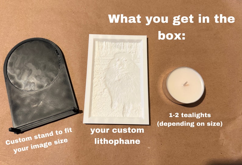 Personalized 3D Lithophanes Stand and Light Included Color, Collages ...