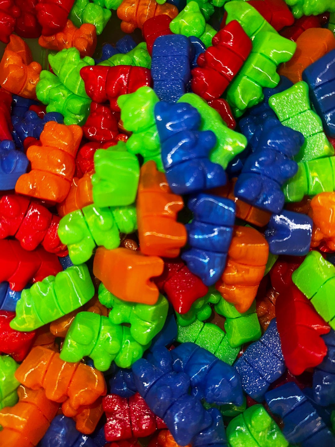 Bag O' Gummy Bears | 3d Printed Wiggling Animals - Etsy