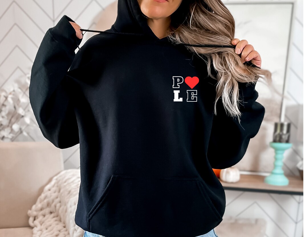 Pole Dance Hooded Sweatshirt Pole Love Hoodie Pole - Etsy