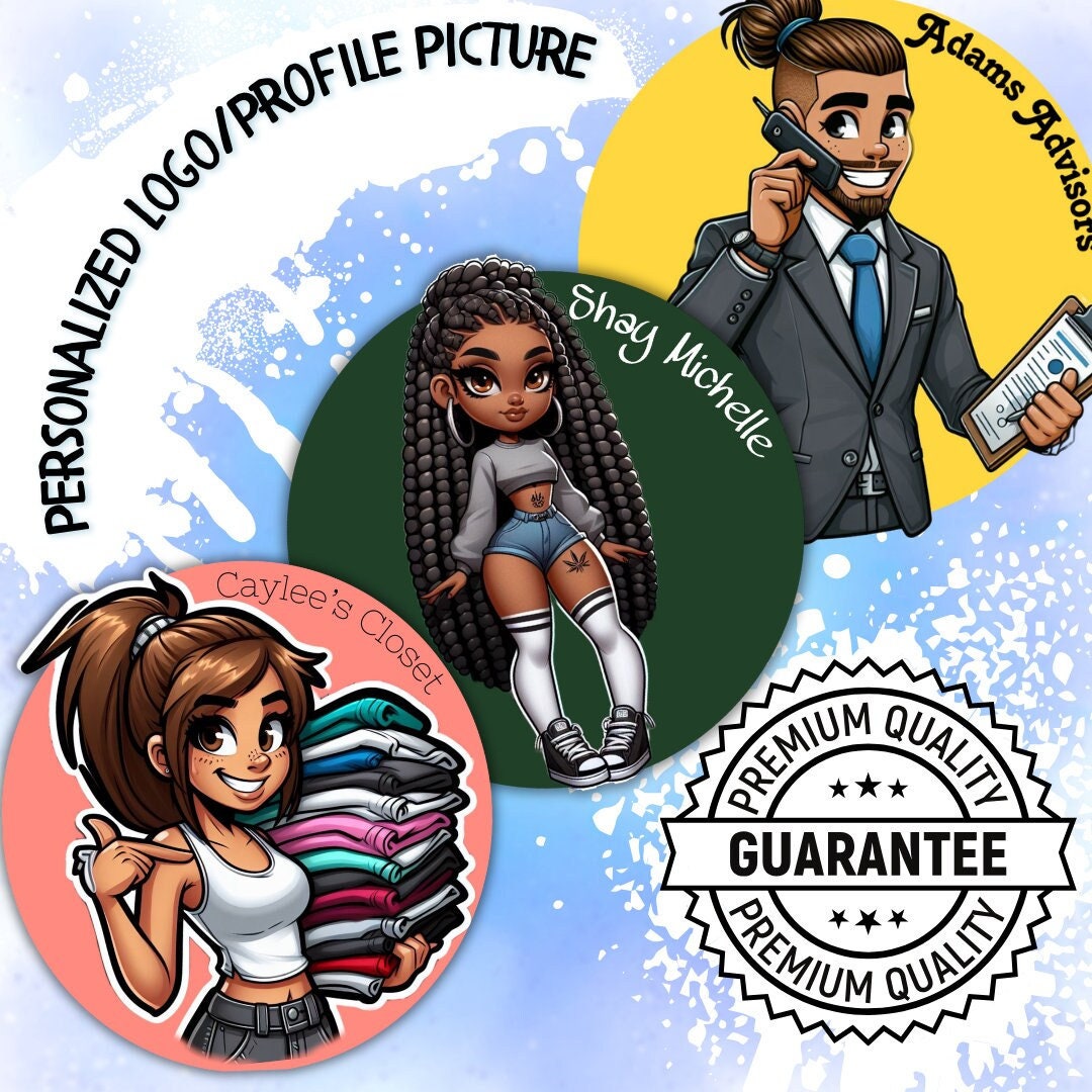 Business Logo - Custom Profile Picture - Custom Logo - Personalized ...