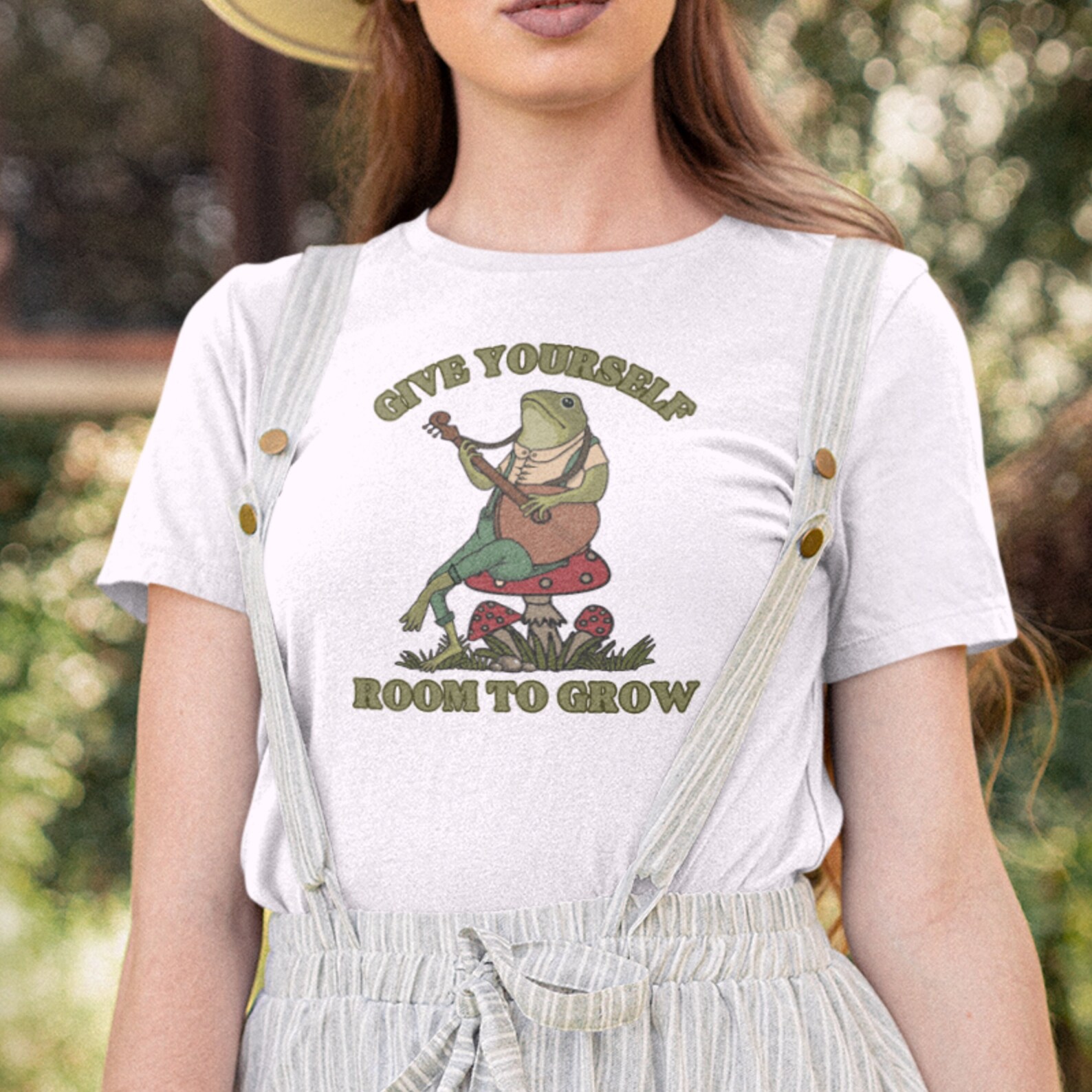 Healing Affirmations, Cottagecore Frog Mushroom Shirt, Vintage Mycology ...