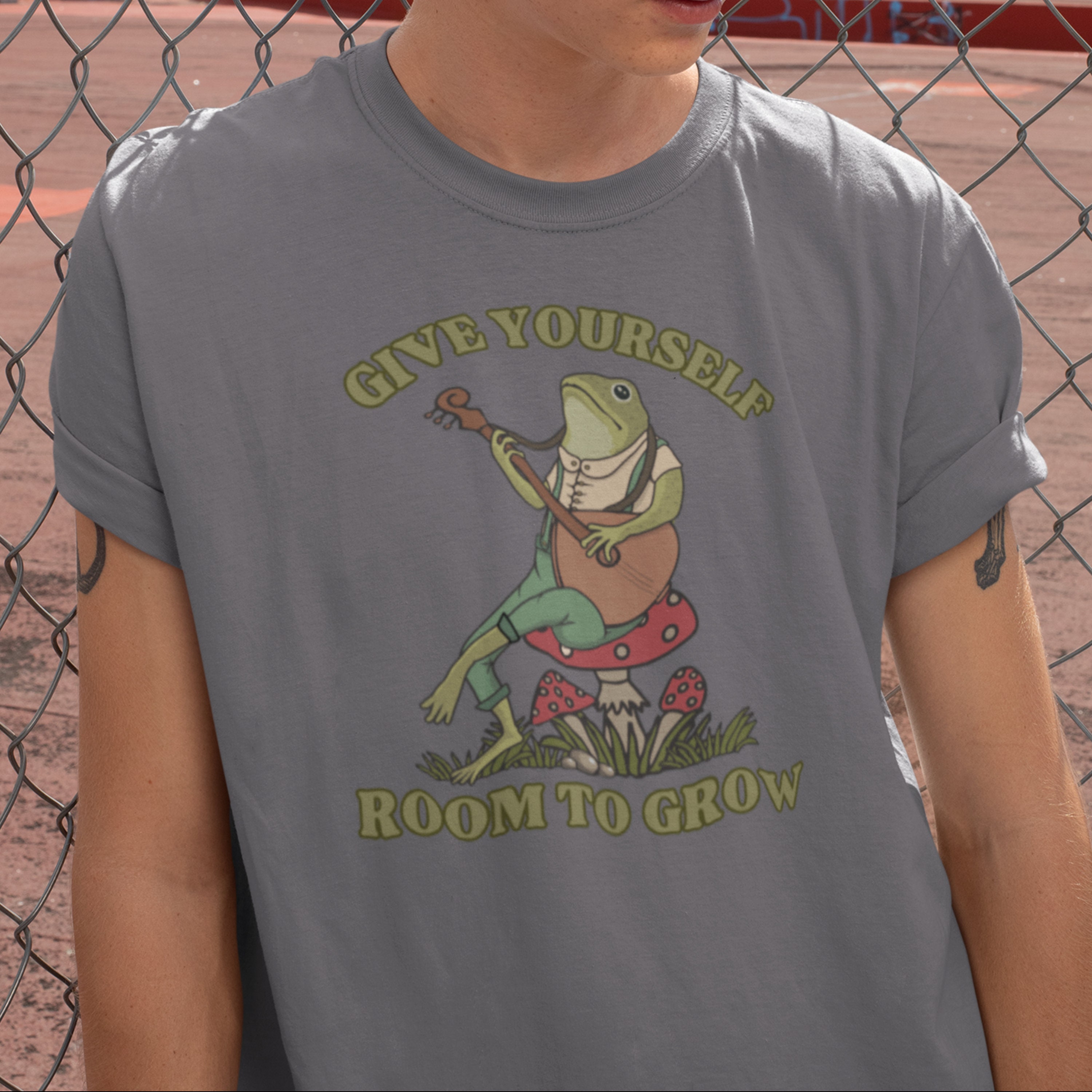 Healing Affirmations, Cottagecore Frog Mushroom Shirt, Vintage Mycology ...