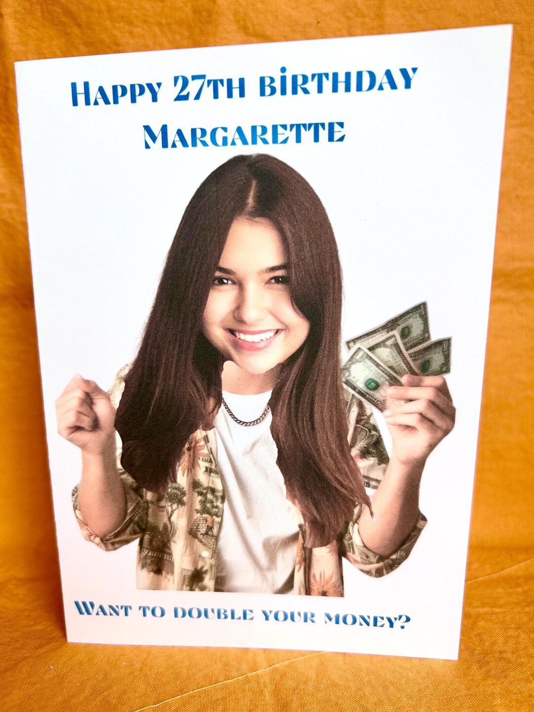 Personal Photo Birthday Riddle Card. Customize Special Birthday Card ...