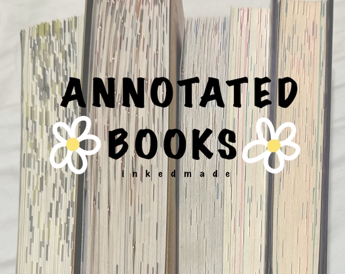 ANNOTATED Books - Etsy