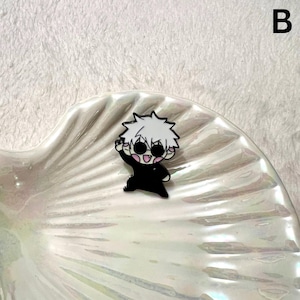 Satoru Gojo Enamel Pin, Jujutsu Kaisen Pin Collection, Gojo Anime ...