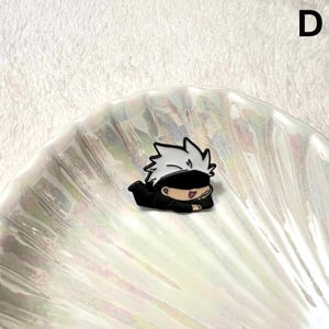 Satoru Gojo Enamel Pin, Jujutsu Kaisen Pin Collection, Gojo Anime ...
