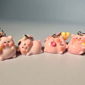 Funny Cute Ugly Pig Keychains, Gift Idea for Her, Gift for Mom, Animal ...