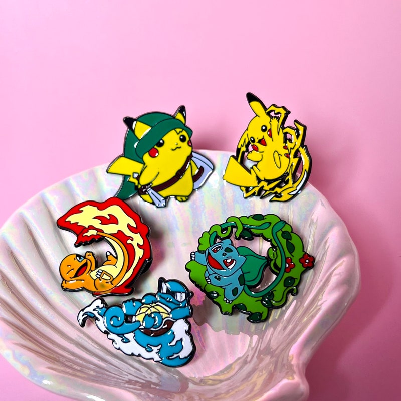 Pikachu Pin - Etsy