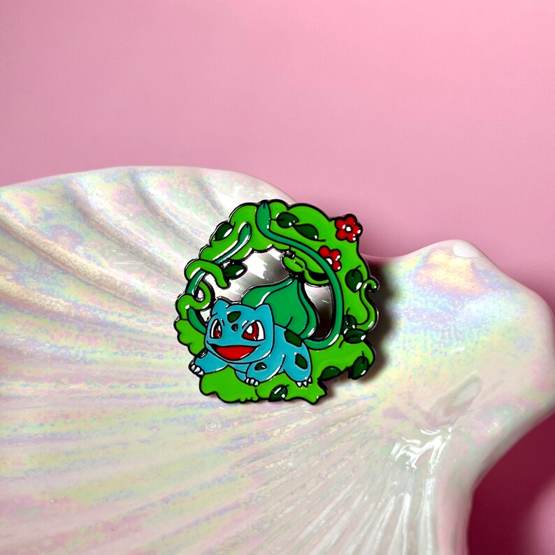 Pokemon Lover Enamel Pin, Hat Pins - Pikachu, Squirtle, Chansey ...