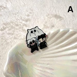 Satoru Gojo Enamel Pin, Jujutsu Kaisen Pin Collection, Gojo Anime ...