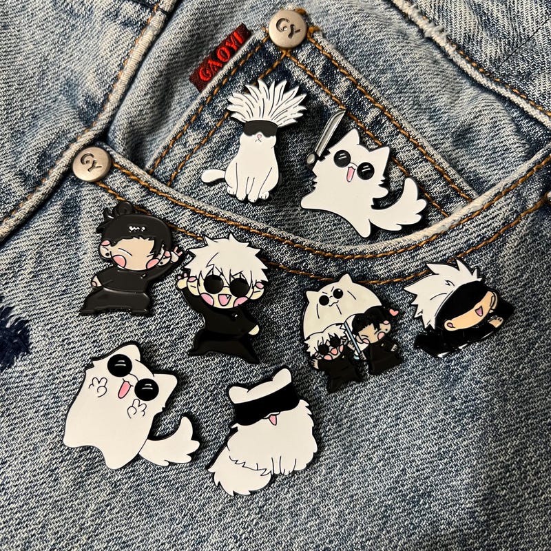 Gojo Satoru Badge Pins - Etsy