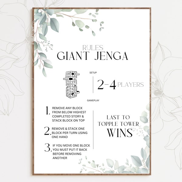 Giant Jenga - Etsy