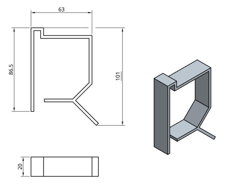Wheelie Bin Liner Clips / Tablecloth Clip (set of 4) - Etsy UK