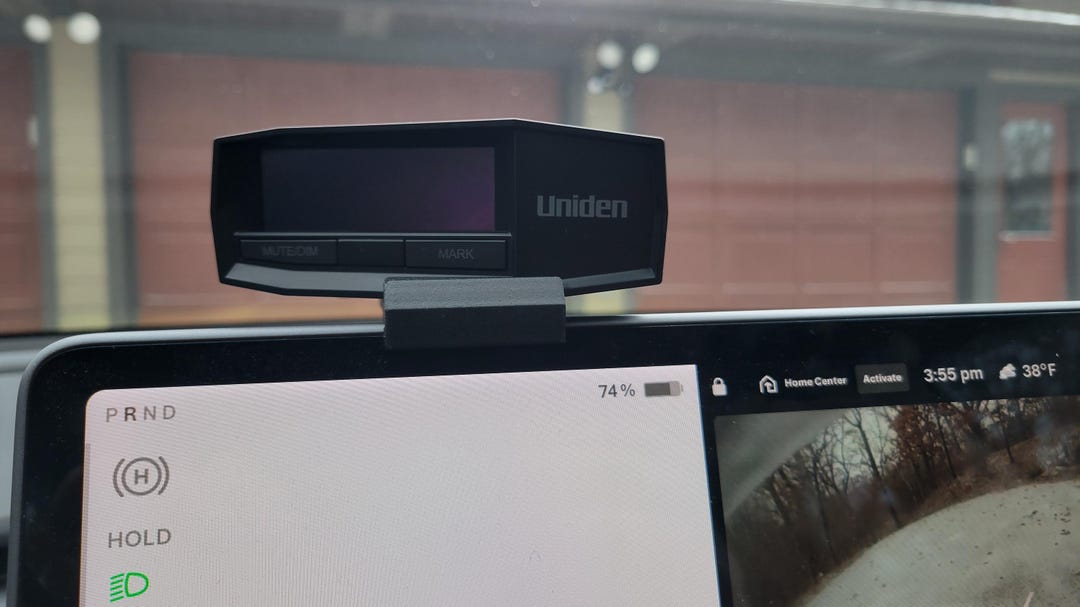 Uniden R8 Radar Detector Mount for Tesla Model 3 and Model Y (including ...