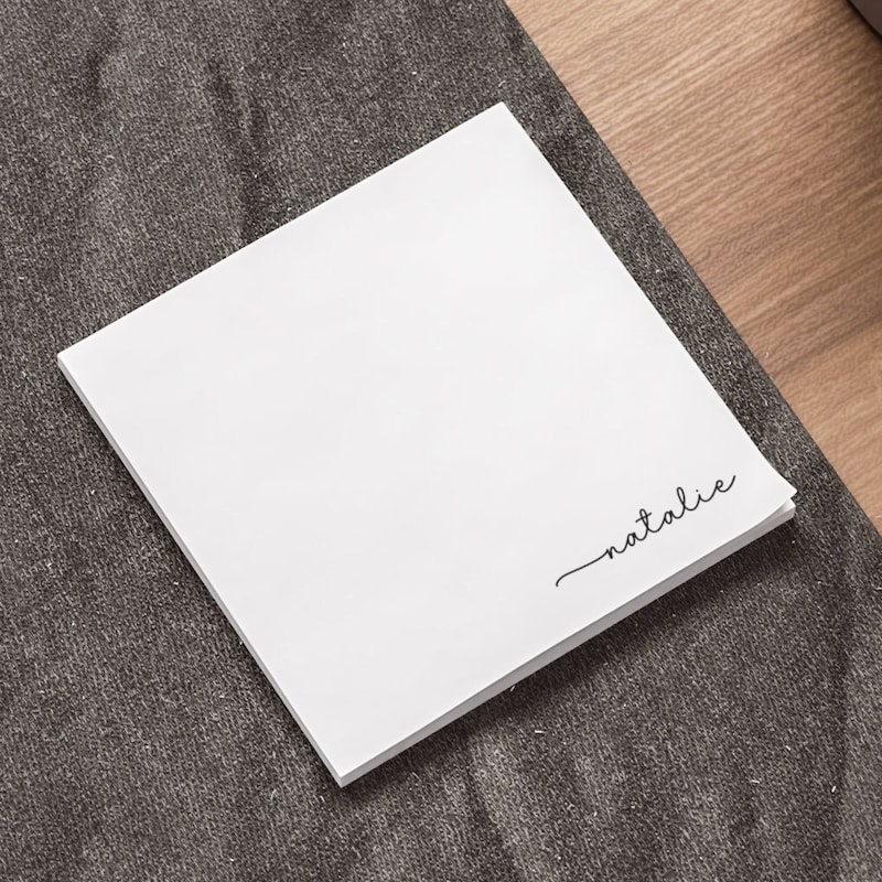 Personalized Note Sticky - Etsy