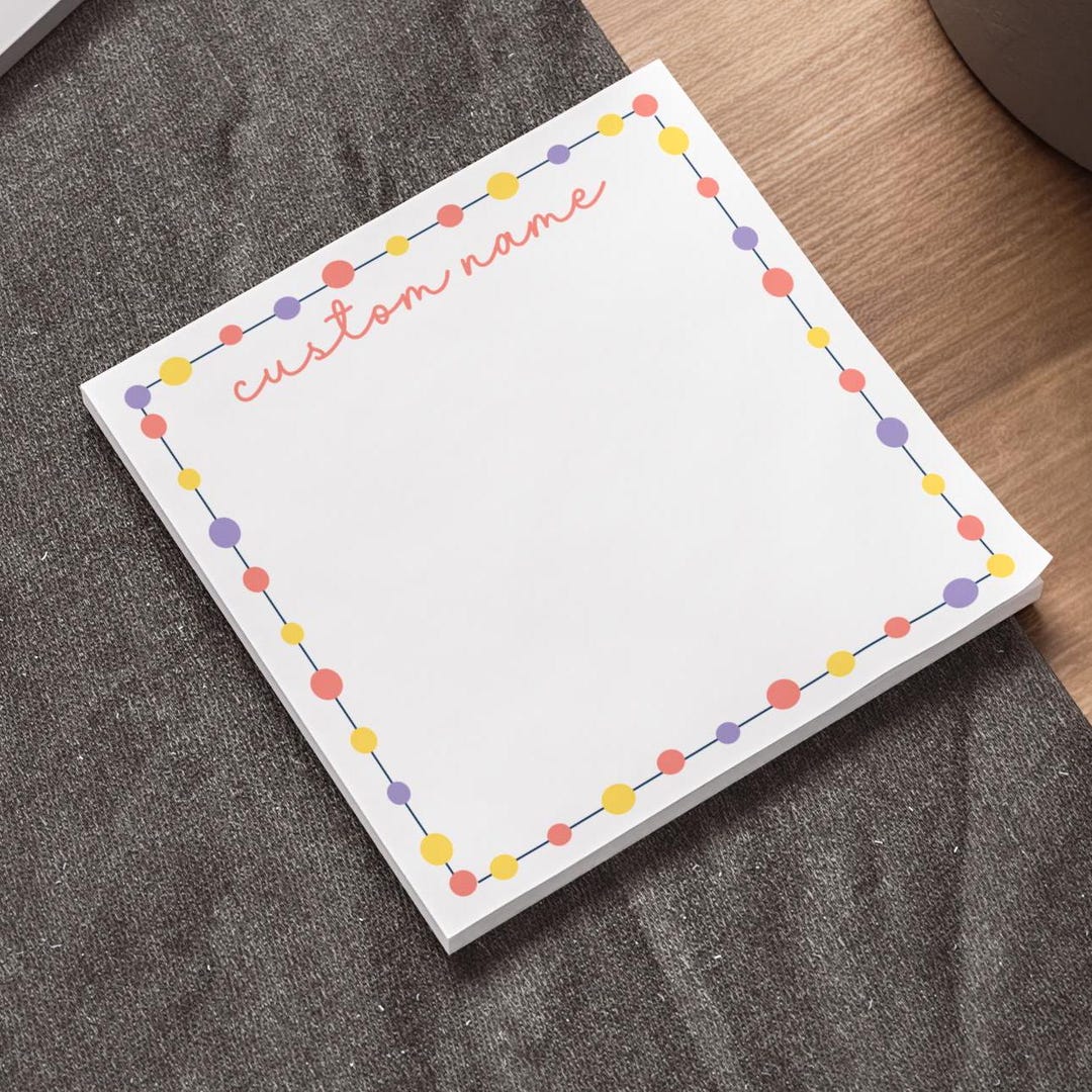Personalized Custom Name | Post-it® Notes by 3M | Custom Note Pads ...