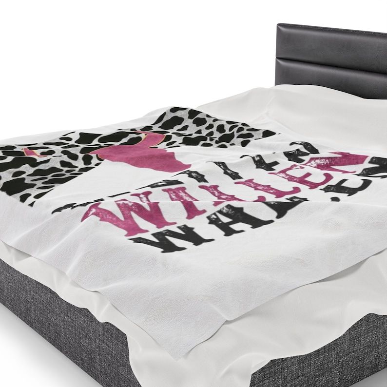 Wallen Western Velveteen Plush Blanket, Morgan Wallen Blanket, Wallen ...