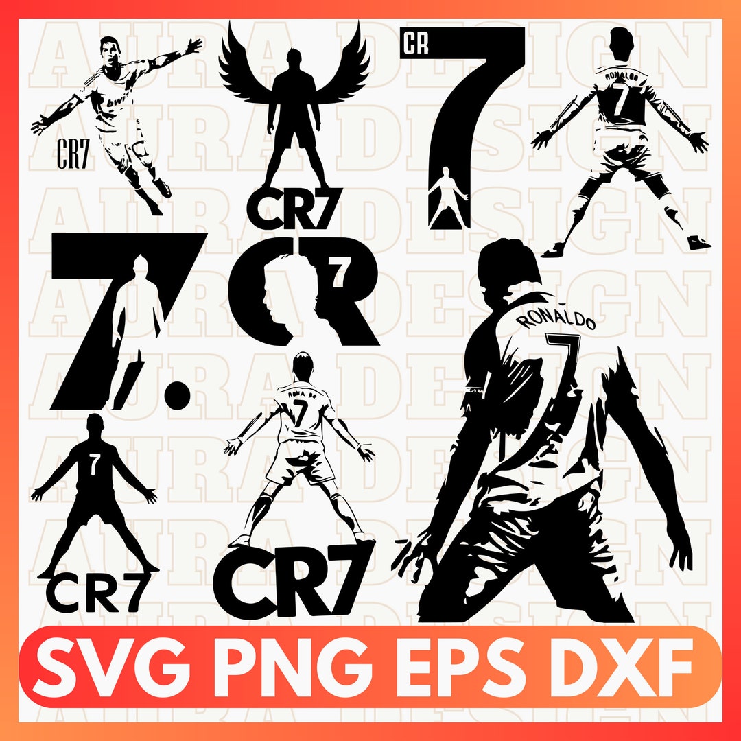 Cristiano Ronaldo Svg Cr7 Svg Goat Ronaldo Png Cristiano - Etsy UK