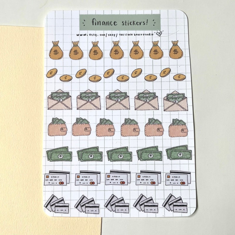 Finance Stickers - Etsy