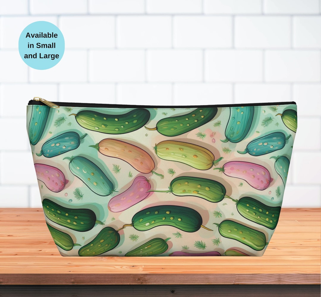 Cute Pickle Pouch, Pickle Cucumber Bag, Snack Bag for Pickle Lovers ...
