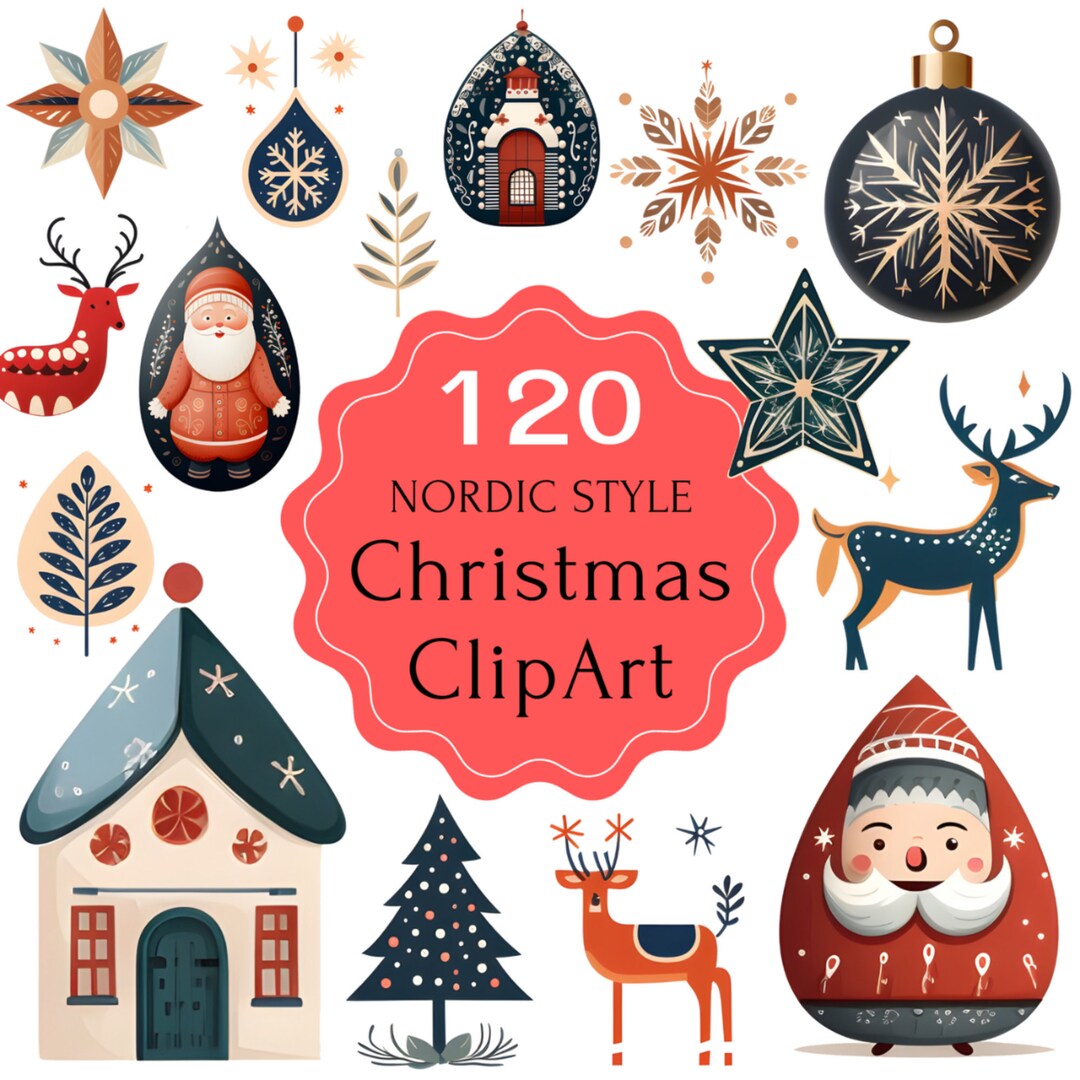 Cute Christmas Clipart PNG, Adorable Characters, Elegant Elements ...