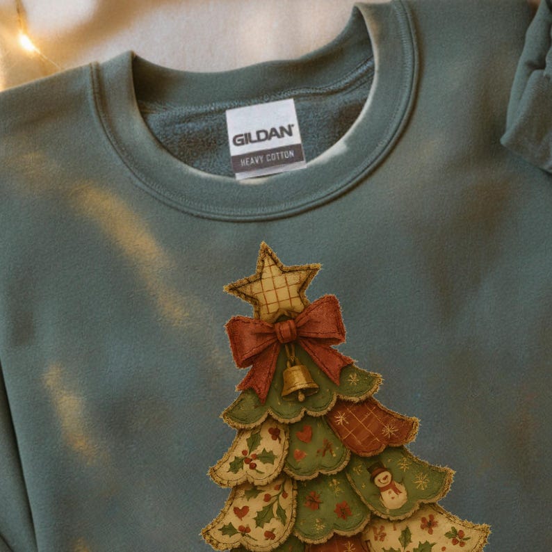 Patchwork Christmas Tree Png Muted Color Pallette Christmas Tree Png ...