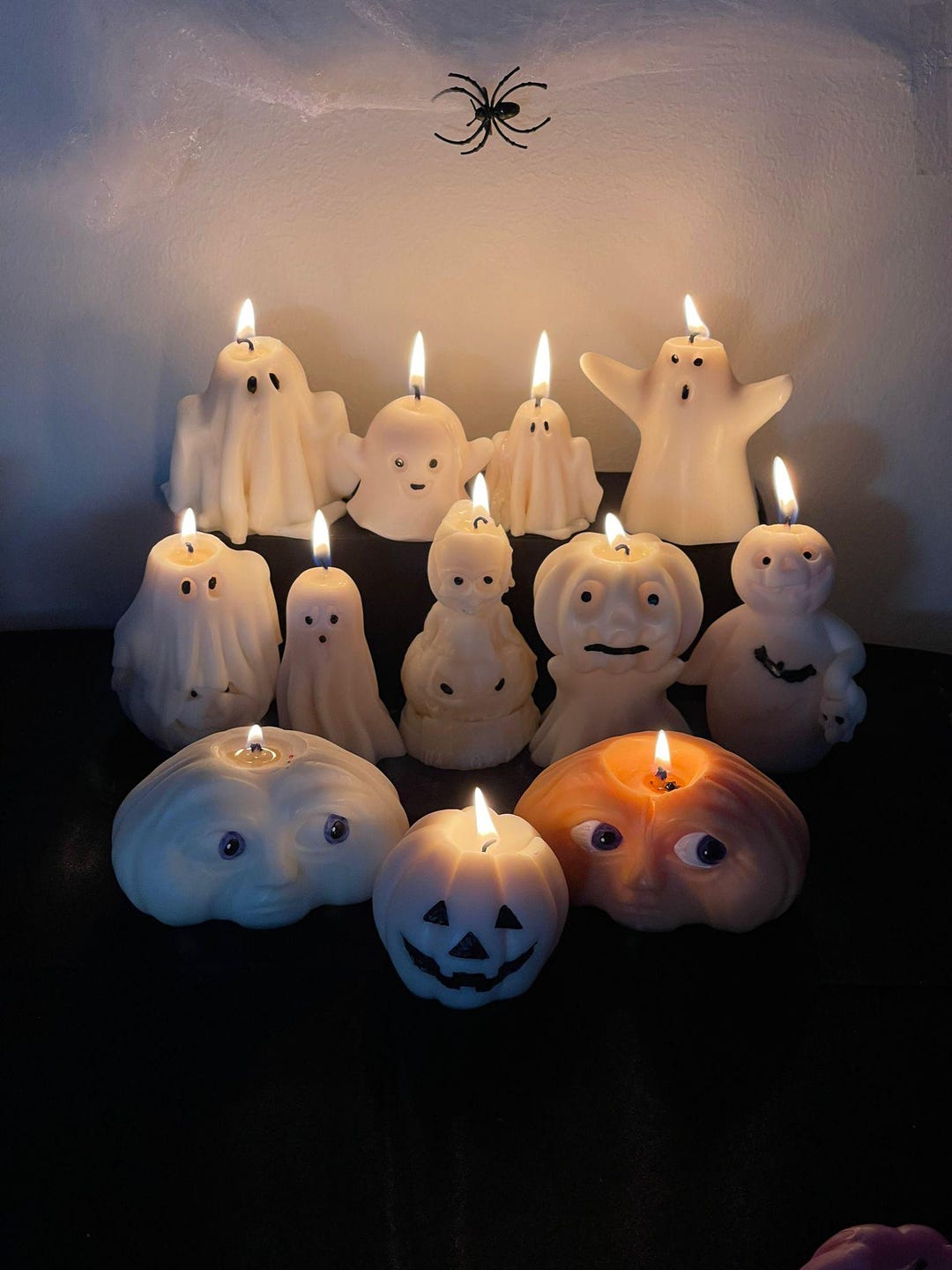 Ghost Candle, Halloween Candle, Spooky Candle, Fall Candle, Halloween ...