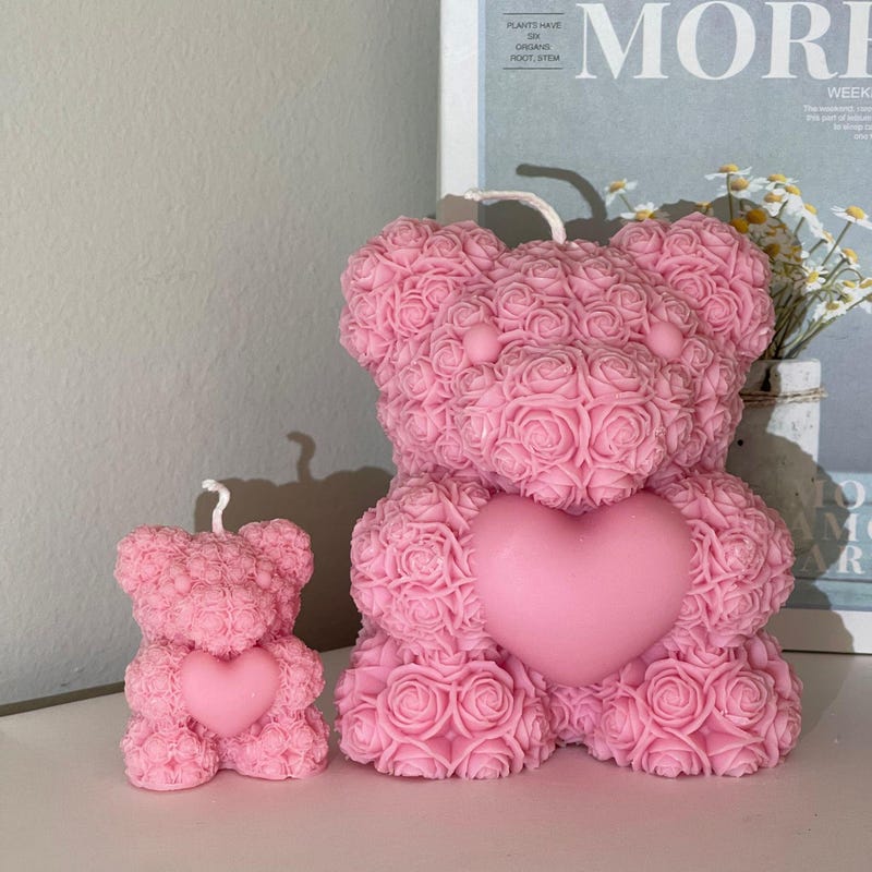 Bear Candle - Etsy