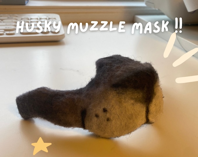 Husky Therian/furry/quadrobist Muzzle Mask - Etsy