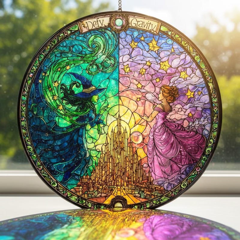 Wicked Glass Sun Catcher - Etsy
