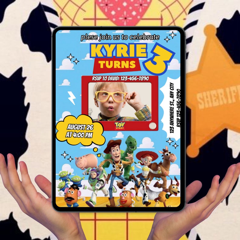 Toy Birthday Invitation, Toy World Kid Invitation, Story of Toys ...