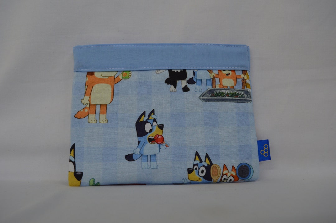 Bluey Snap Bag light Blue - Etsy Australia
