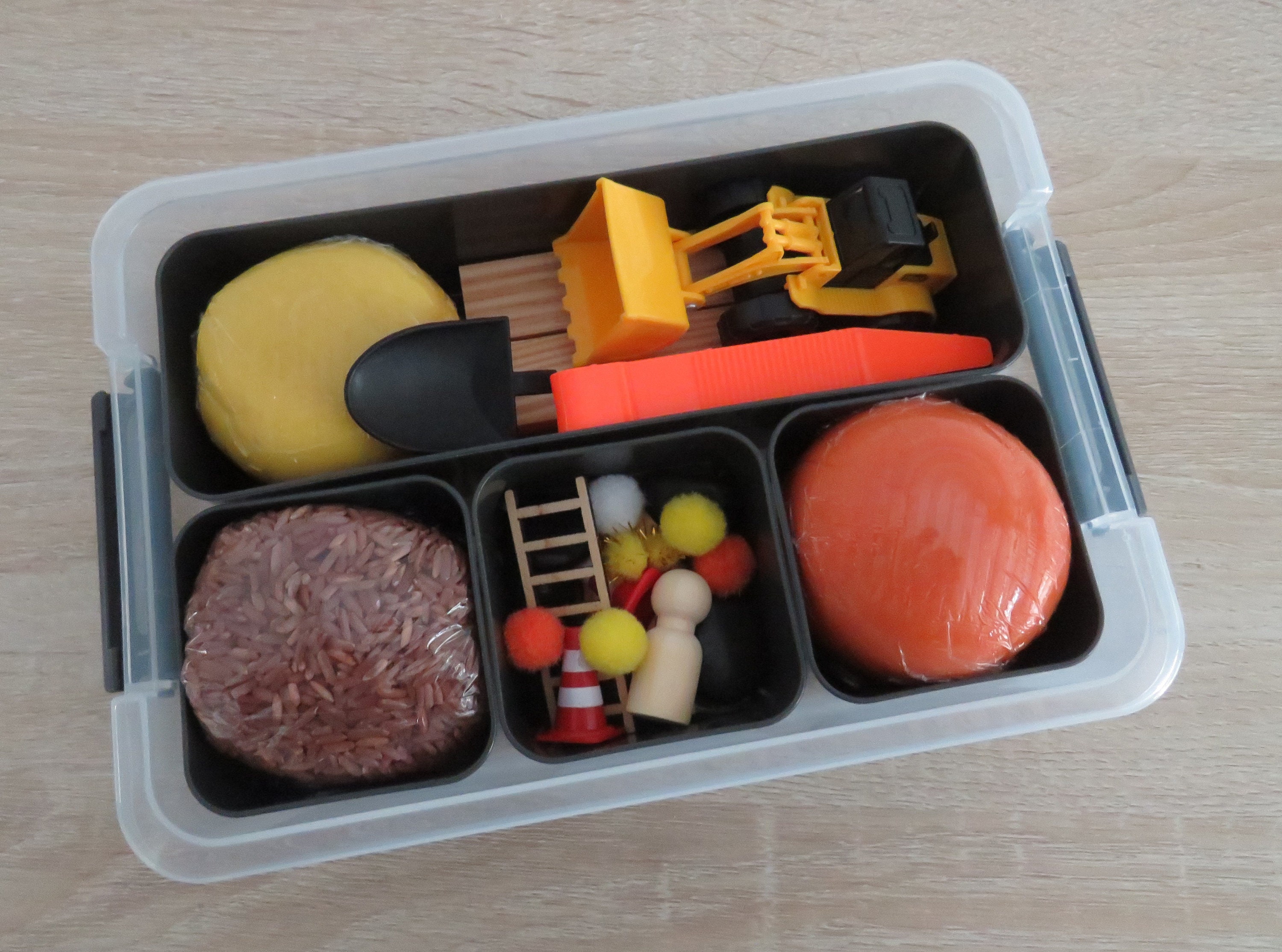 Construction Sensory Playdough Box Gift - Etsy Australia