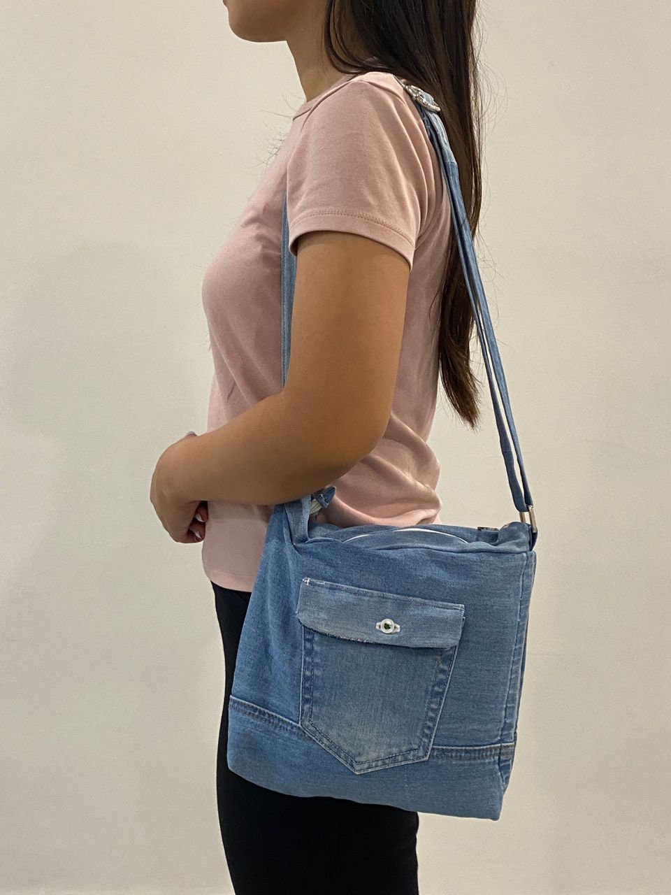 Mini Denim Bag - Etsy