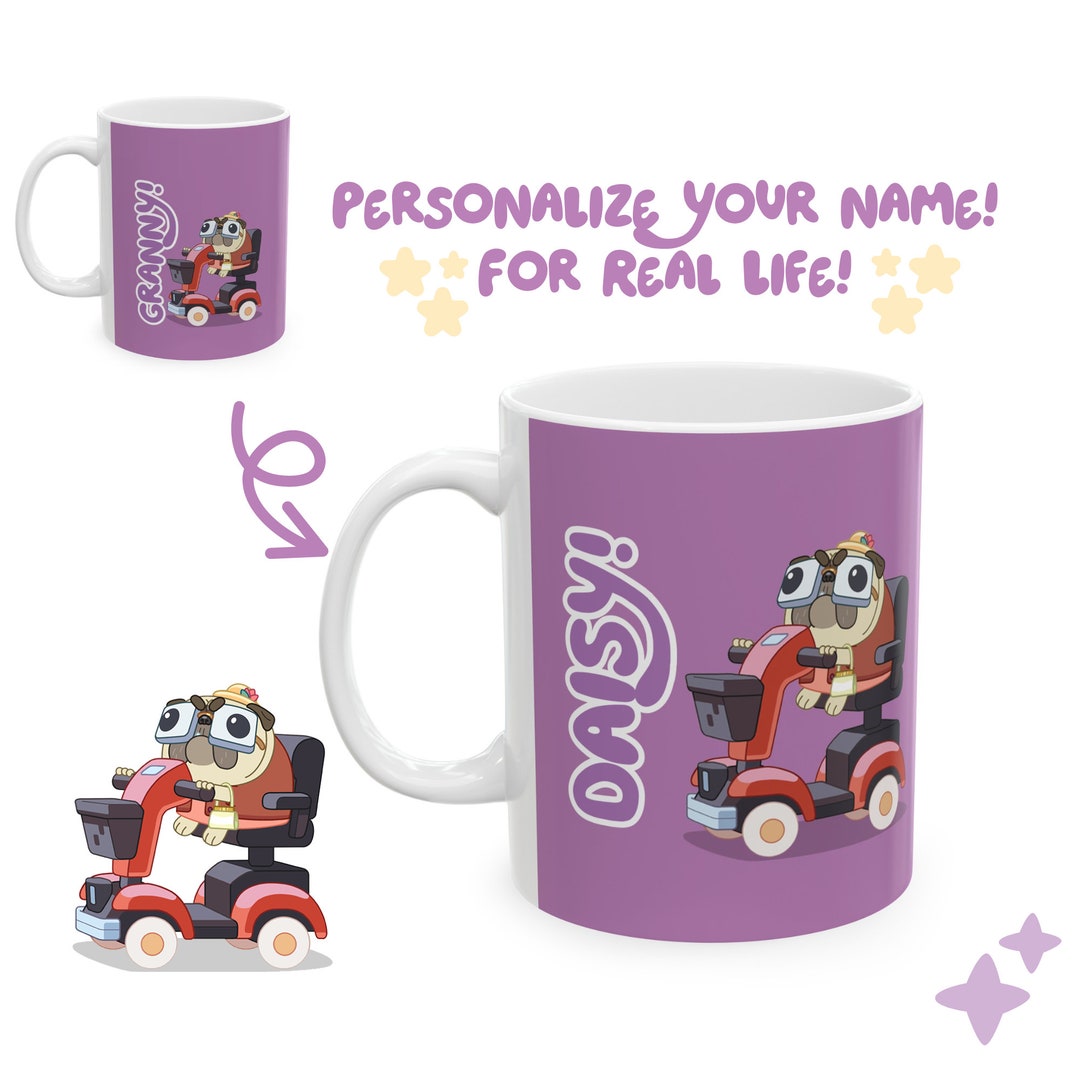 Bluey Heeler Custom Mug: Personalized Name Bluey Mug Coffee Cup Gifts ...